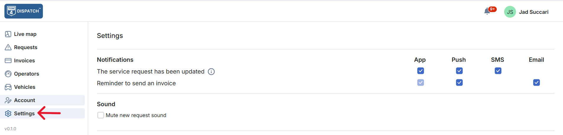 Dispatch - How to Enable Notifications – Tow4Tech